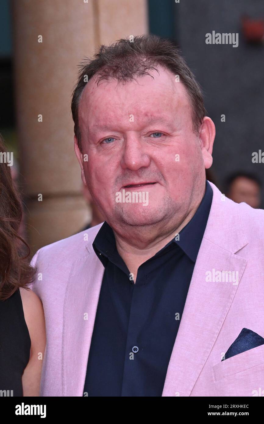 London, UK. 25th Sep, 2023. Dave Turner at premiere of The Old Oak, at ...