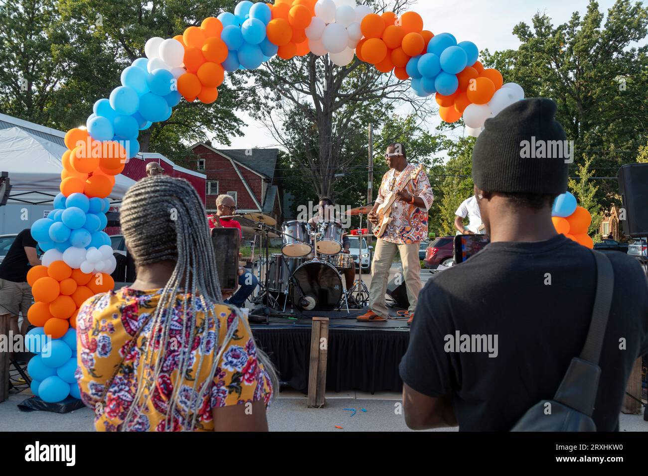 Detroit, Michigan - The East Warren Fest featured food, music, and ...