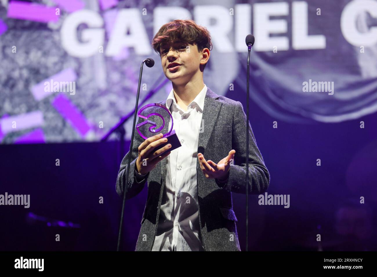 EDITORIAL USE ONLY Gabriel Clarke wins the Teen Fundraiser of the Year ...