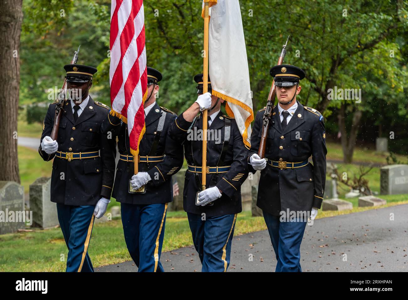 Massachusetts National Guard Honor Guard at ceremony honoring Concord’s ...