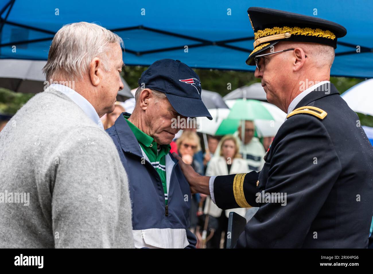 Families receiving Massachusetts Medal of Liberty at ceremony honoring ...