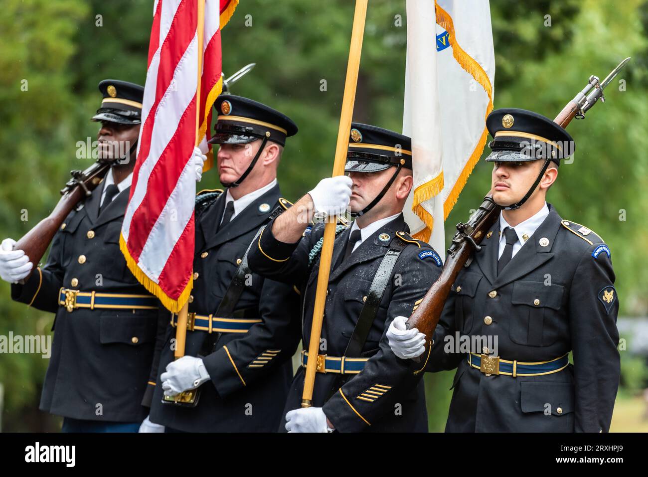 Massachusetts National Guard Honor Guard at ceremony honoring Concord’s ...