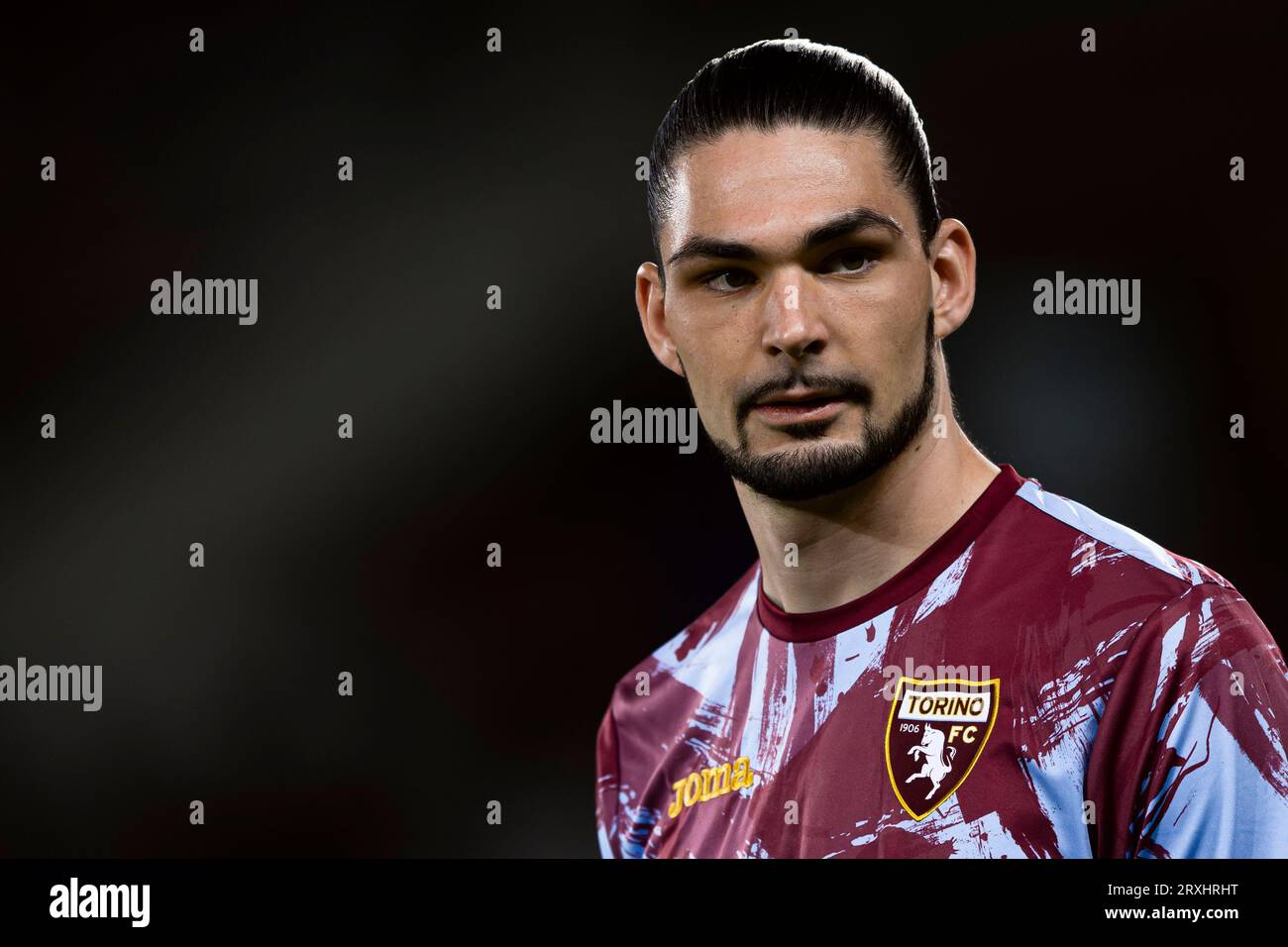 Saba Sazonov of Torino FC looks on during warm up prior to the Serie A ...