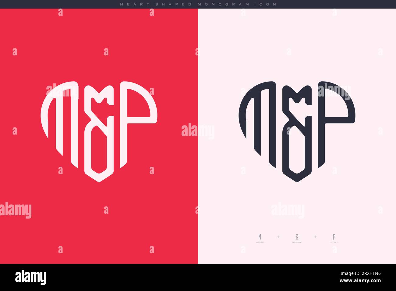 heart initial logo with love shape letters icon vector illustration ...