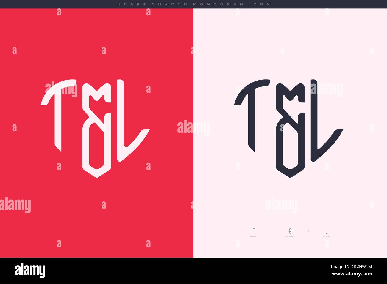 Tl modern logo hi-res stock photography and images - Alamy