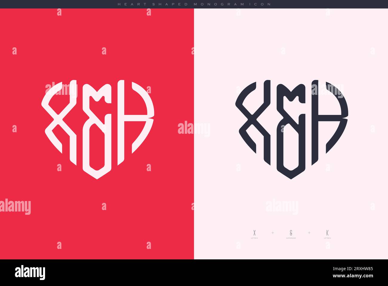 Xk modern logo Stock Vector Images - Alamy