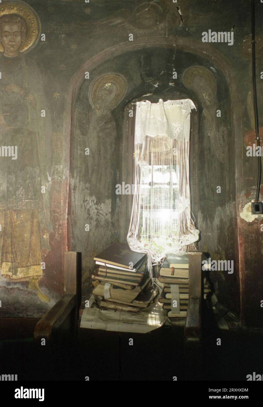 Sitaru, Ialomita County, Romania, approx. 2000. Interior of the 18th ...