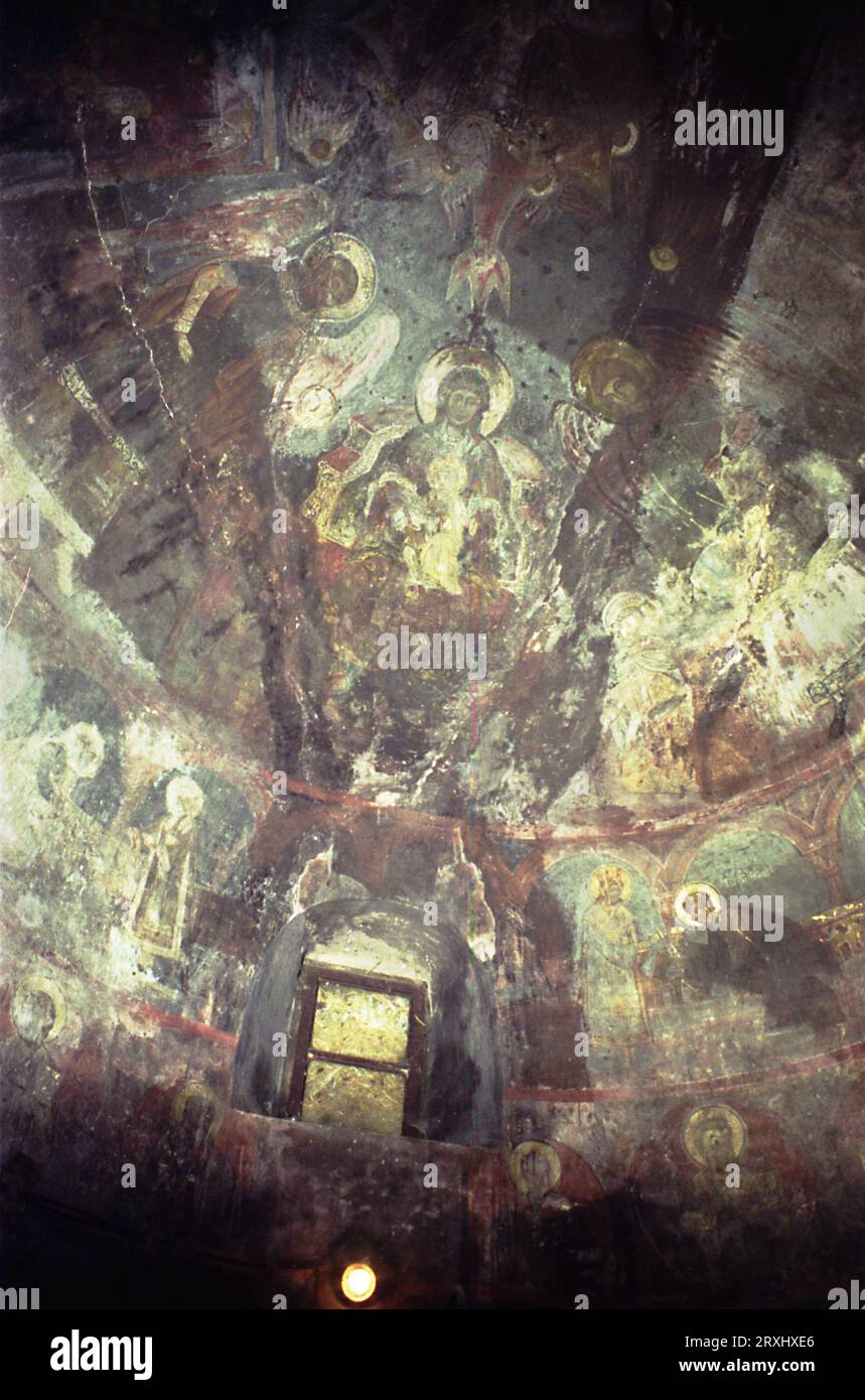 Sitaru, Ialomita County, Romania, approx. 2000. Interior of the 18th ...