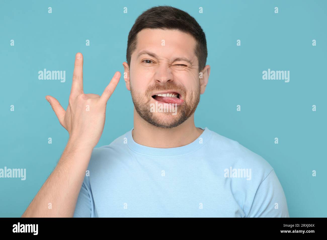 The winking man rock hi-res stock photography and images - Alamy