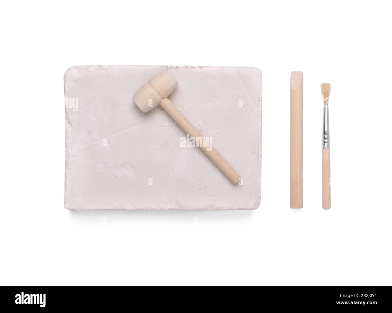 Educational toy for motor skills development. Excavation kit (plaster ...