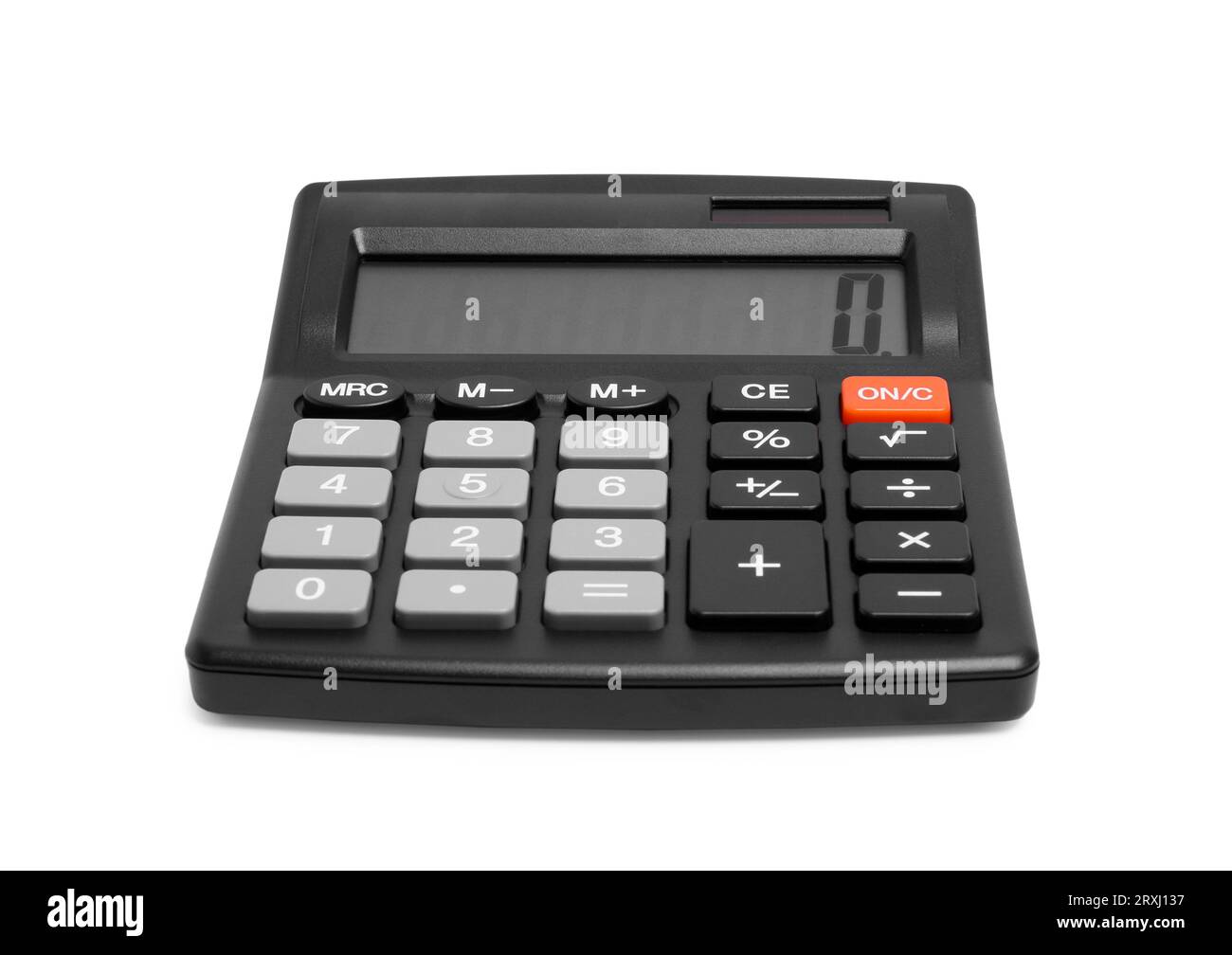 Black calculator isolated on white hi-res stock photography and images ...