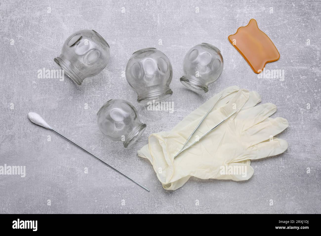 Glass cup fire cupping treatment hi-res stock photography and images ...