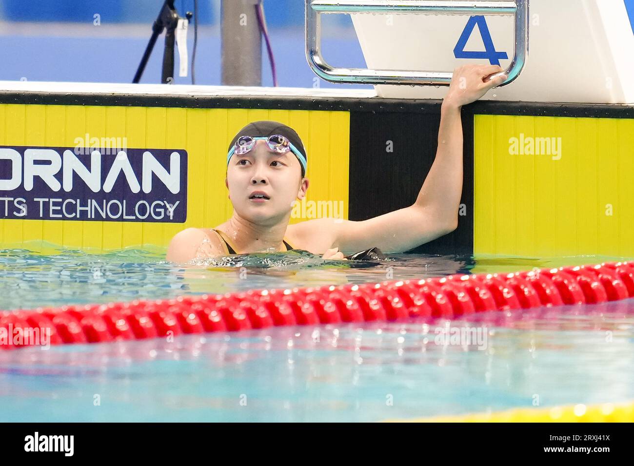 Hangzhou, China. 25th Sep, 2023. Mio Narita (JPN) Swimming : Women's 200m Individual Medley ...