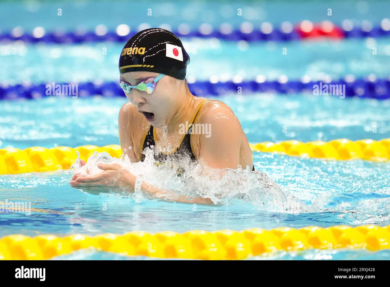 Hangzhou, China. 25th Sep, 2023. Mio Narita (JPN) Swimming : Women's 200m Individual Medley ...