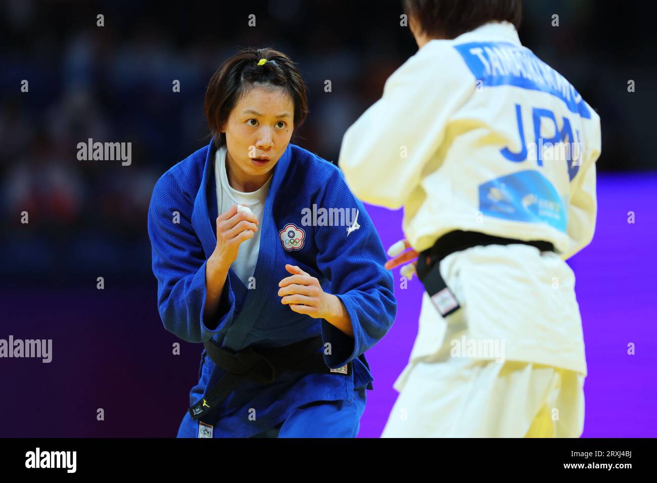 Hangzhou, China. 25th Sep, 2023. (L-R) Chen Ling Lien (TPE), Momo ...