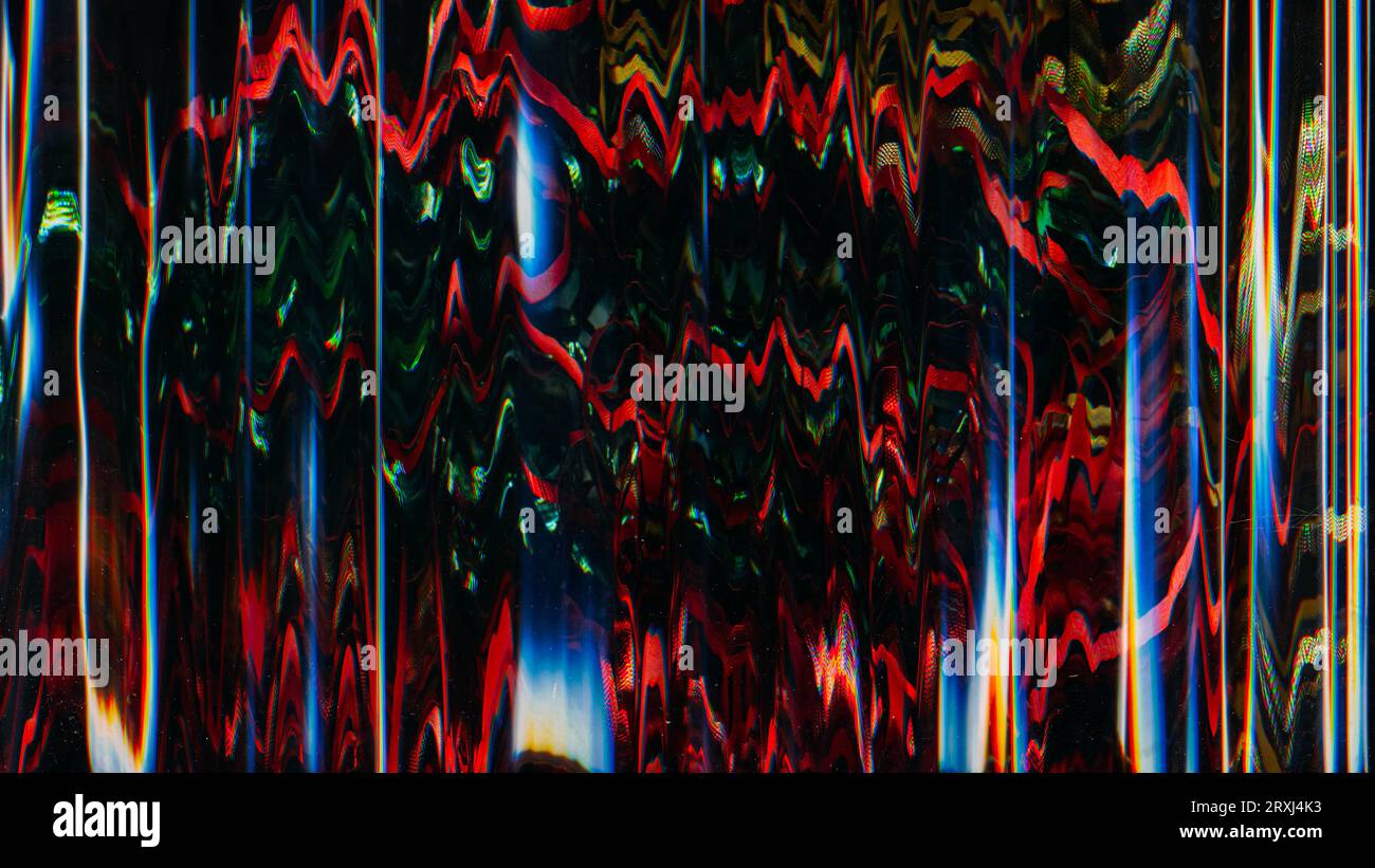 Signal error glitch vhs distorted screen digital Stock Photo - Alamy