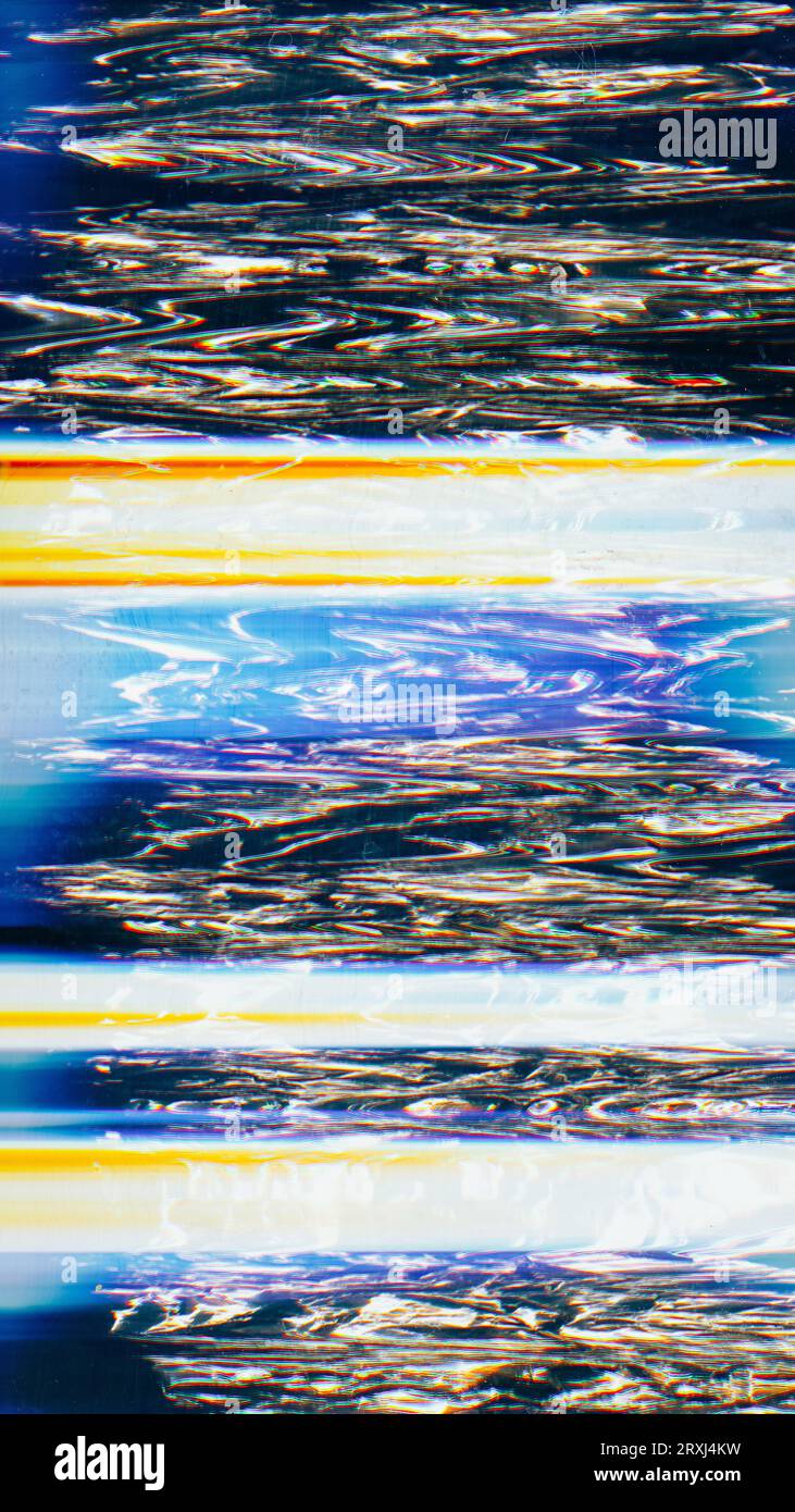 Light flare distortion glitch overlay abstract Stock Photo - Alamy