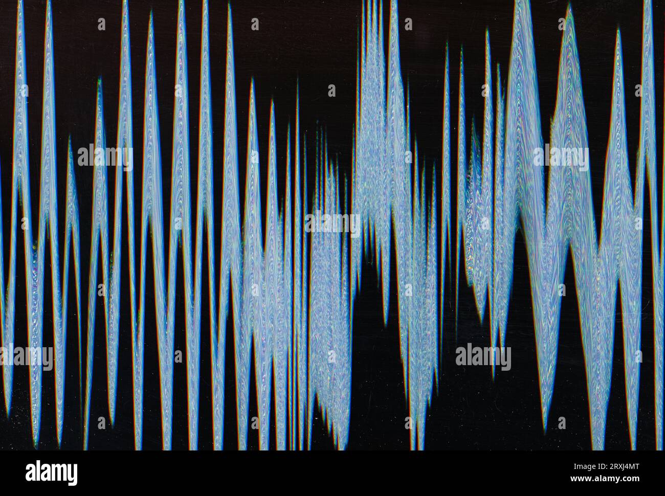 Vhs noise signal distortion digital glitch zigzag Stock Photo - Alamy