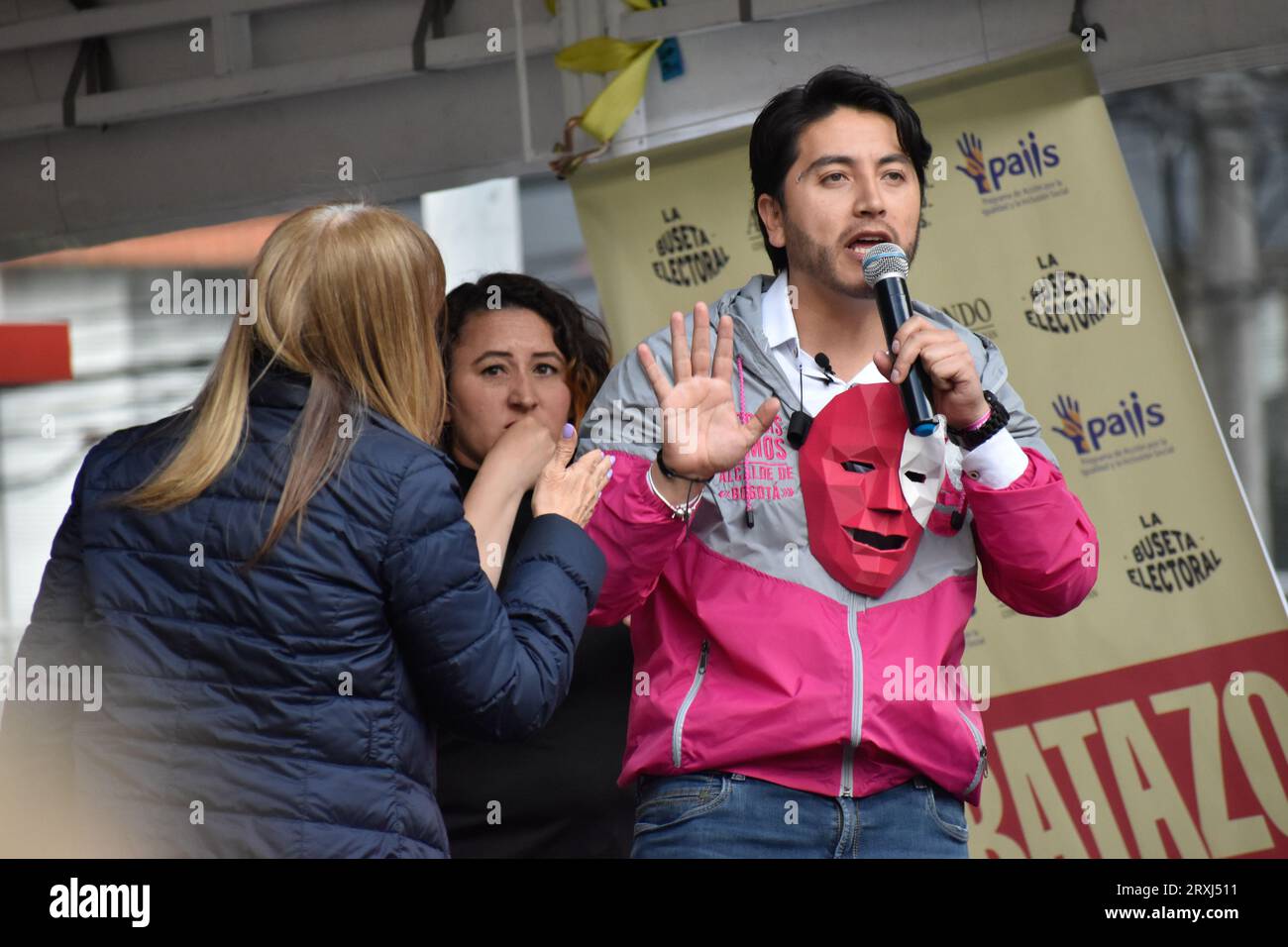 Bogota, Colombia. 25th Sep, 2023. Bogota's mayor candidate Nicolas ...