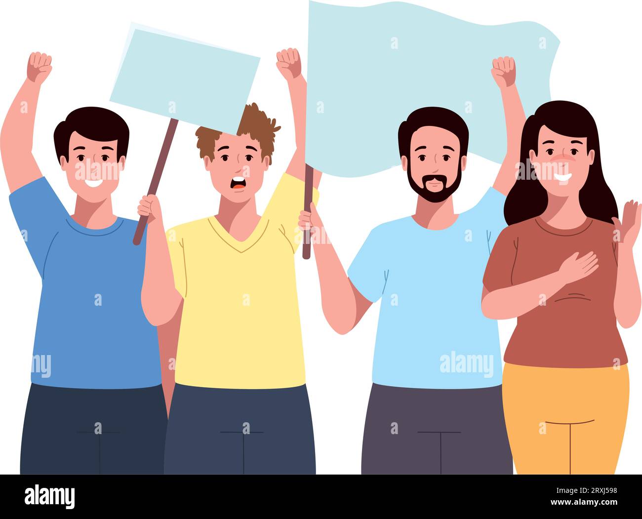 Young activist activists Cut Out Stock Images & Pictures - Alamy