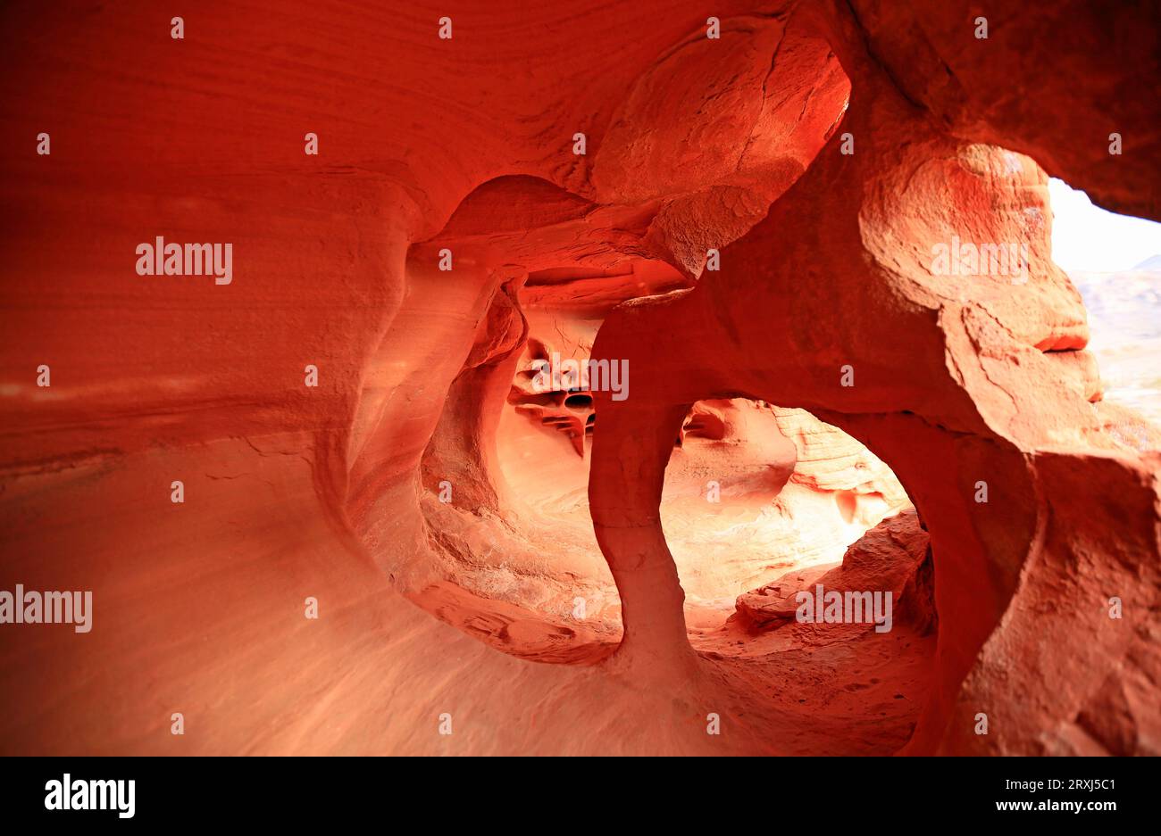 Windstone Arch - Valley of Fire State Park, Nevada Stock Photo - Alamy