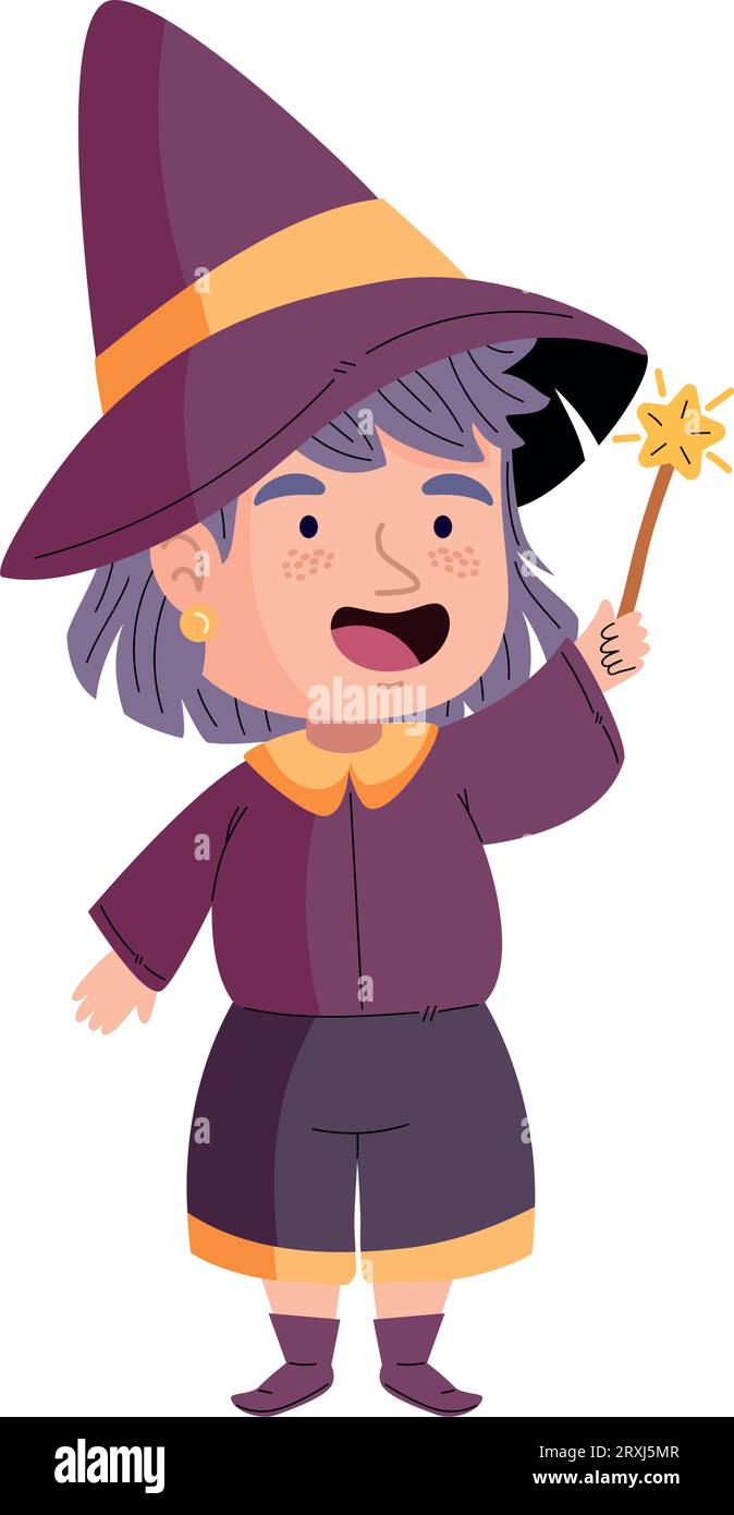 Witch wood wand Stock Vector Images - Alamy