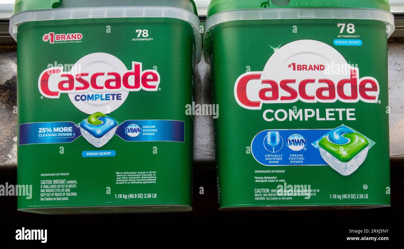 Cascade complete detergent hi-res stock photography and images - Alamy