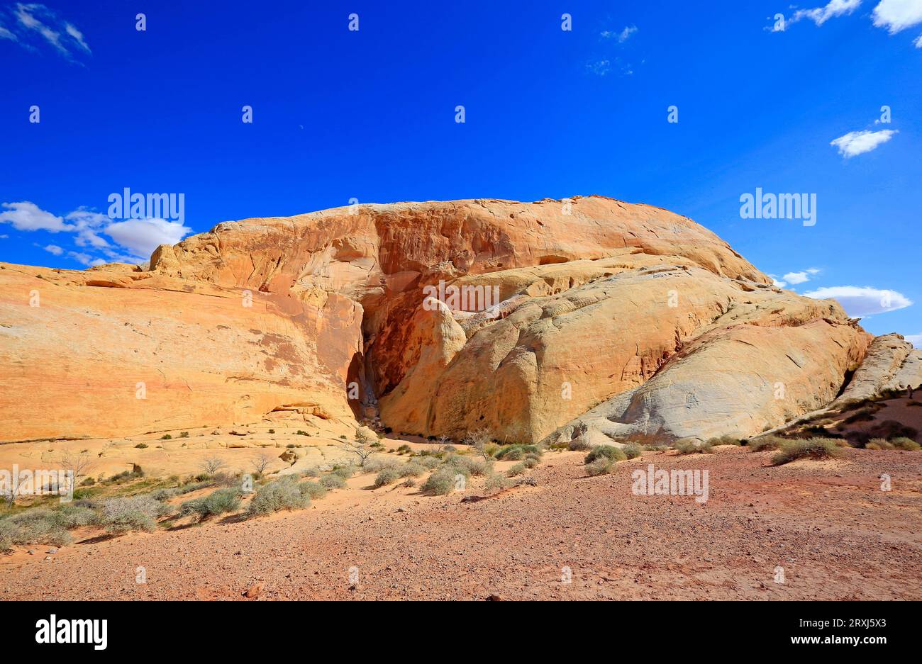 White Domes - Valley of Fire State Park, Nevada Stock Photo - Alamy