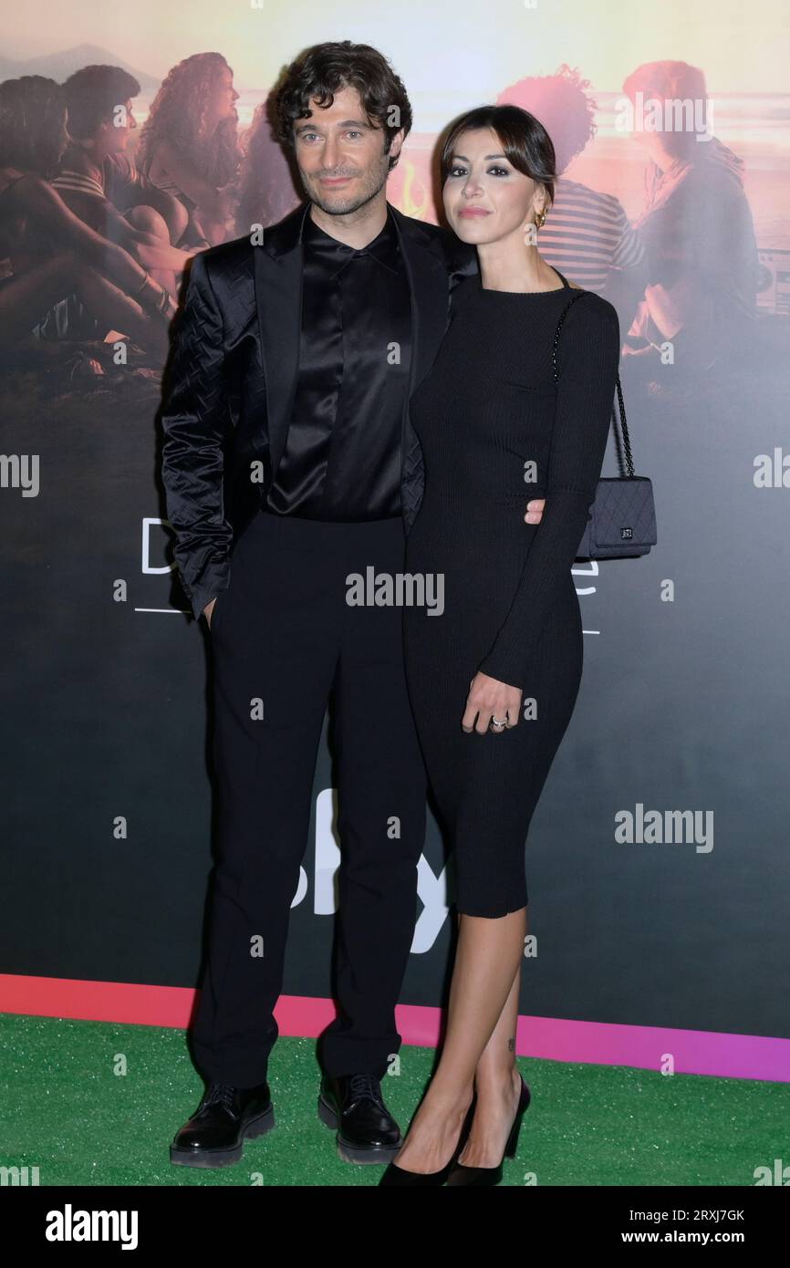 Rome, Italy. 25th Sep, 2023. Lino Guanciale (l) and Antonella Liuzzi (r ...