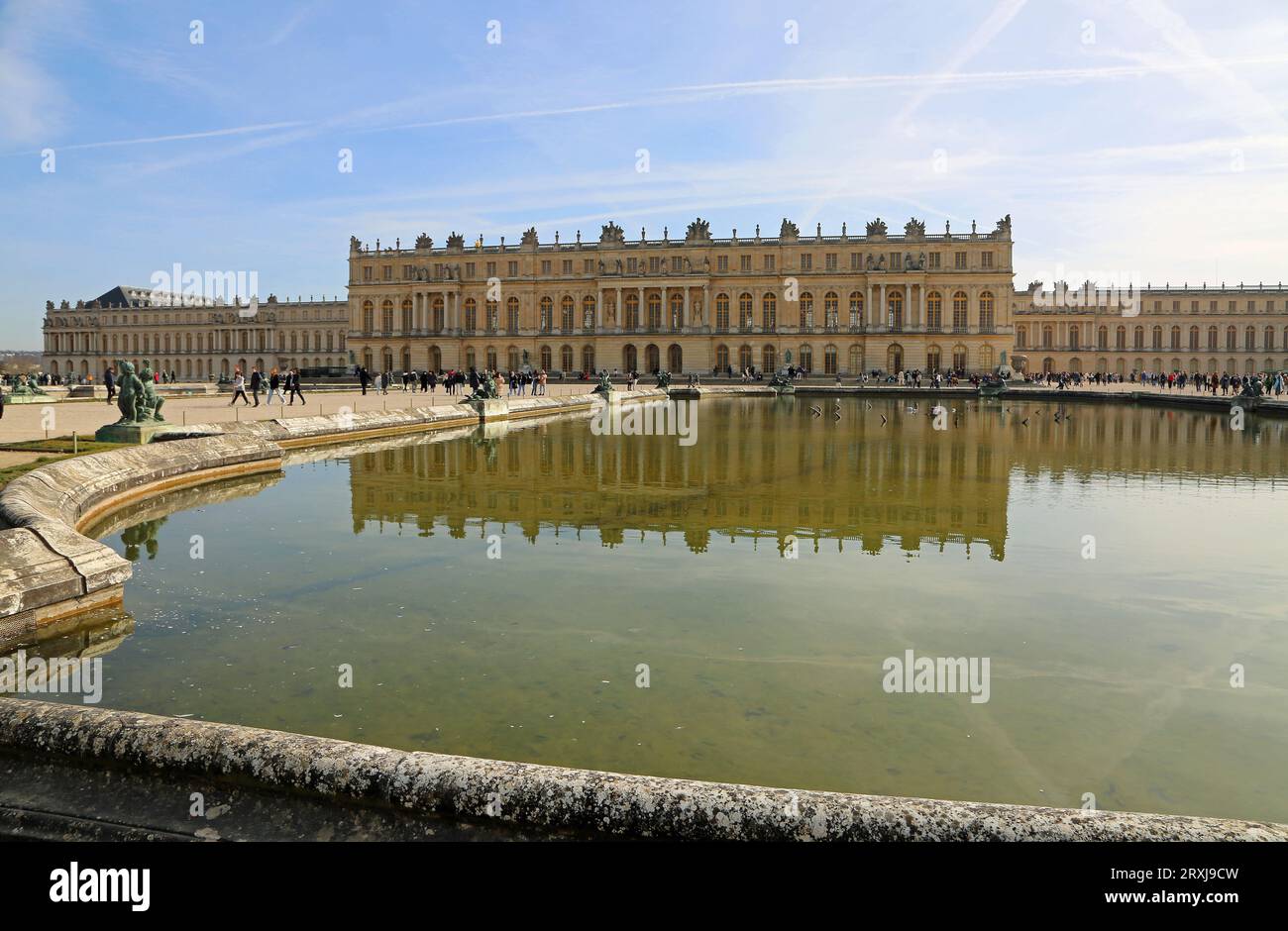 West view at Versailles Palace, France Stock Photo - Alamy