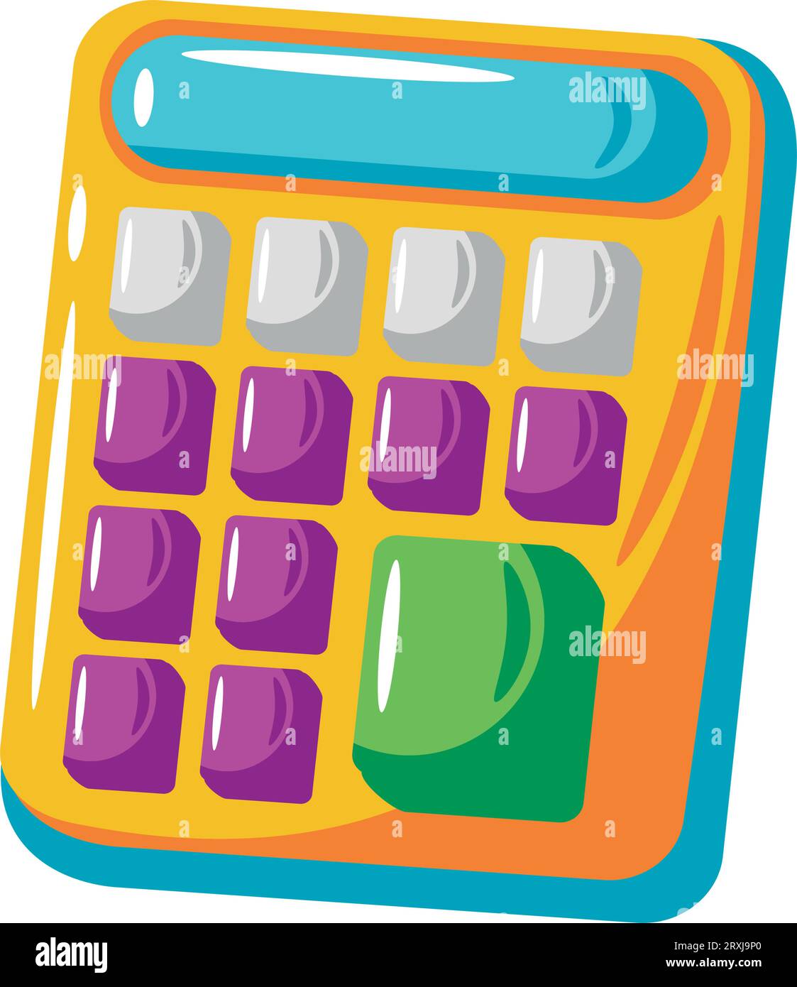 calculator school supply icon Stock Vector Image & Art - Alamy