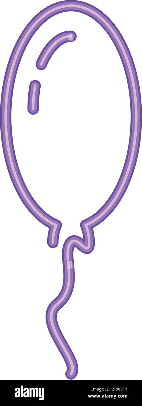 Helium neon balloon illuminated Stock Vector Images - Alamy