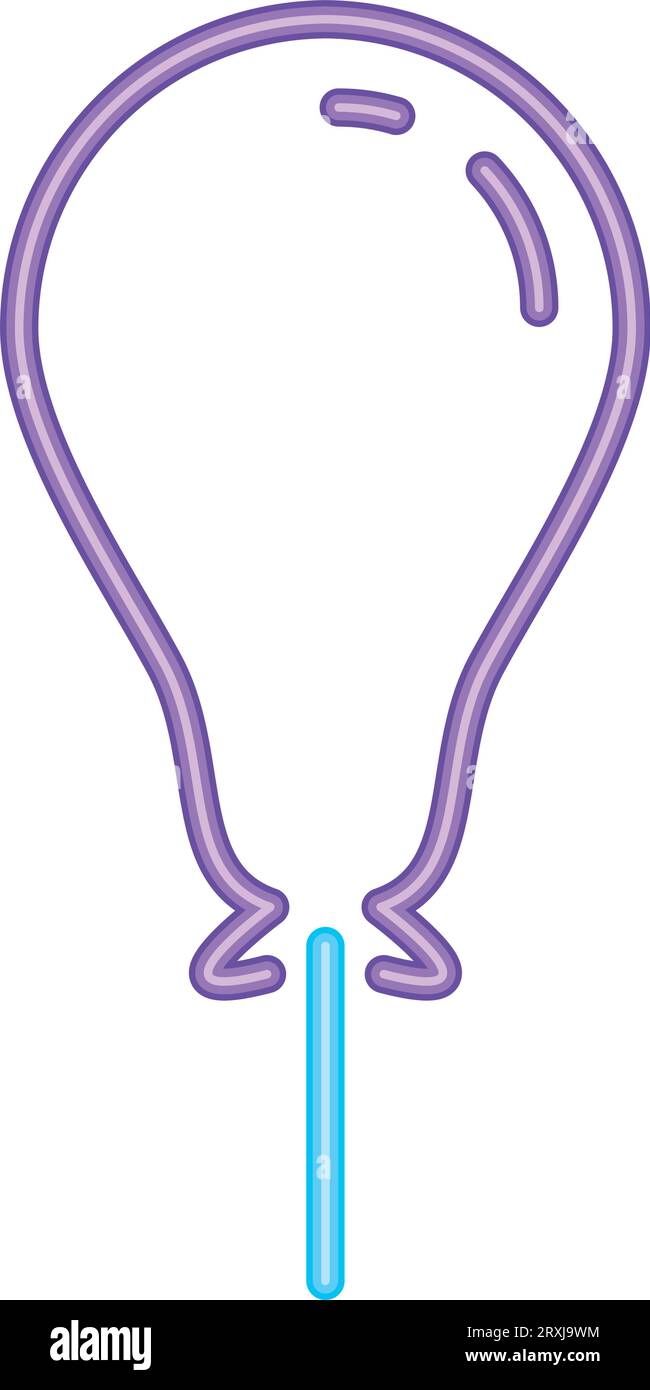 helium neon balloon illuminated Stock Vector Image & Art - Alamy