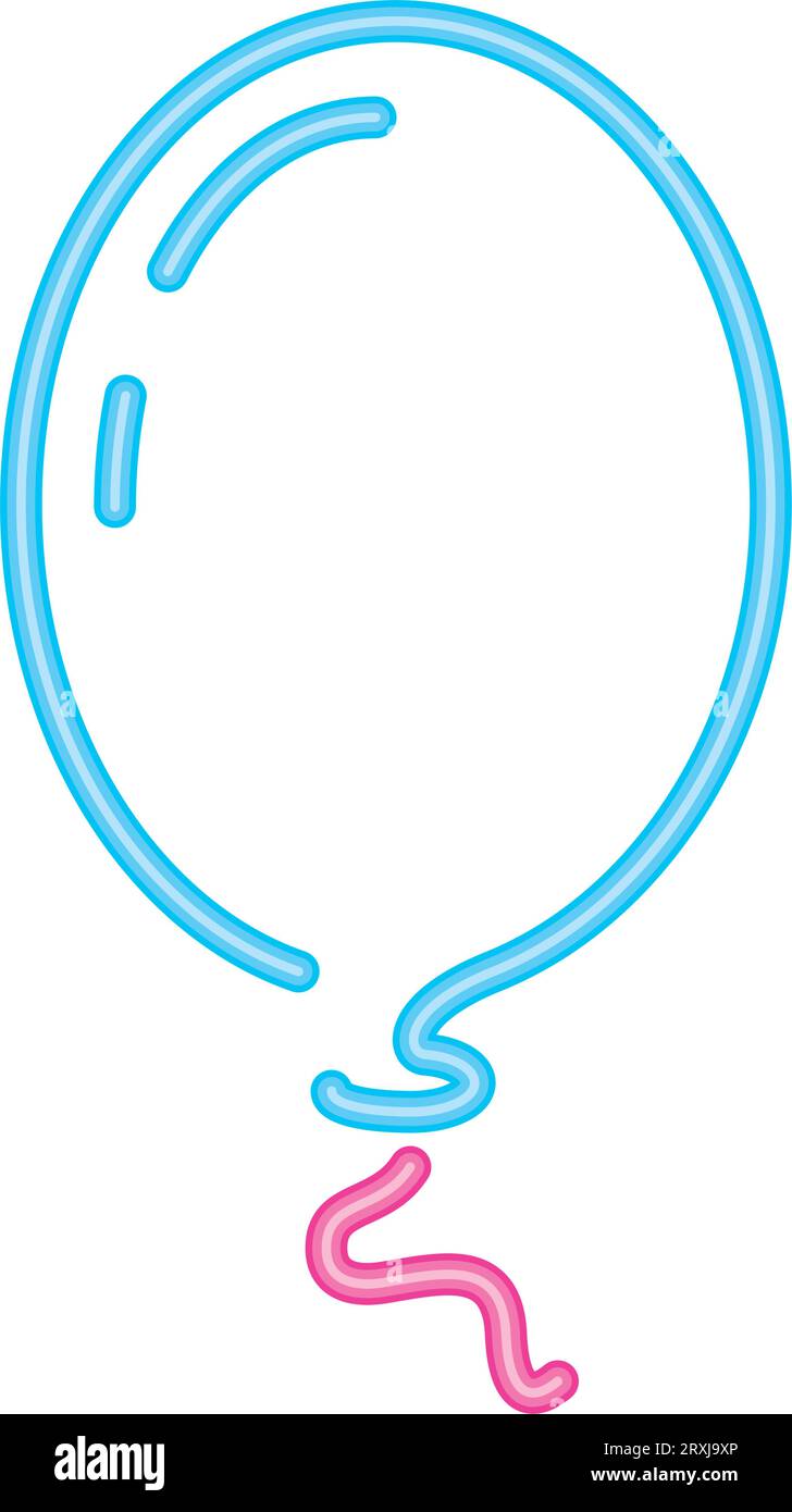 Bright balloon helium neon hi-res stock photography and images - Alamy