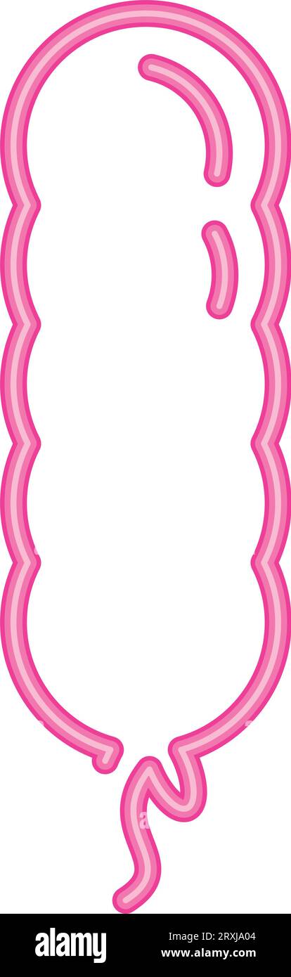 Helium neon balloon illuminated Stock Vector Images - Alamy