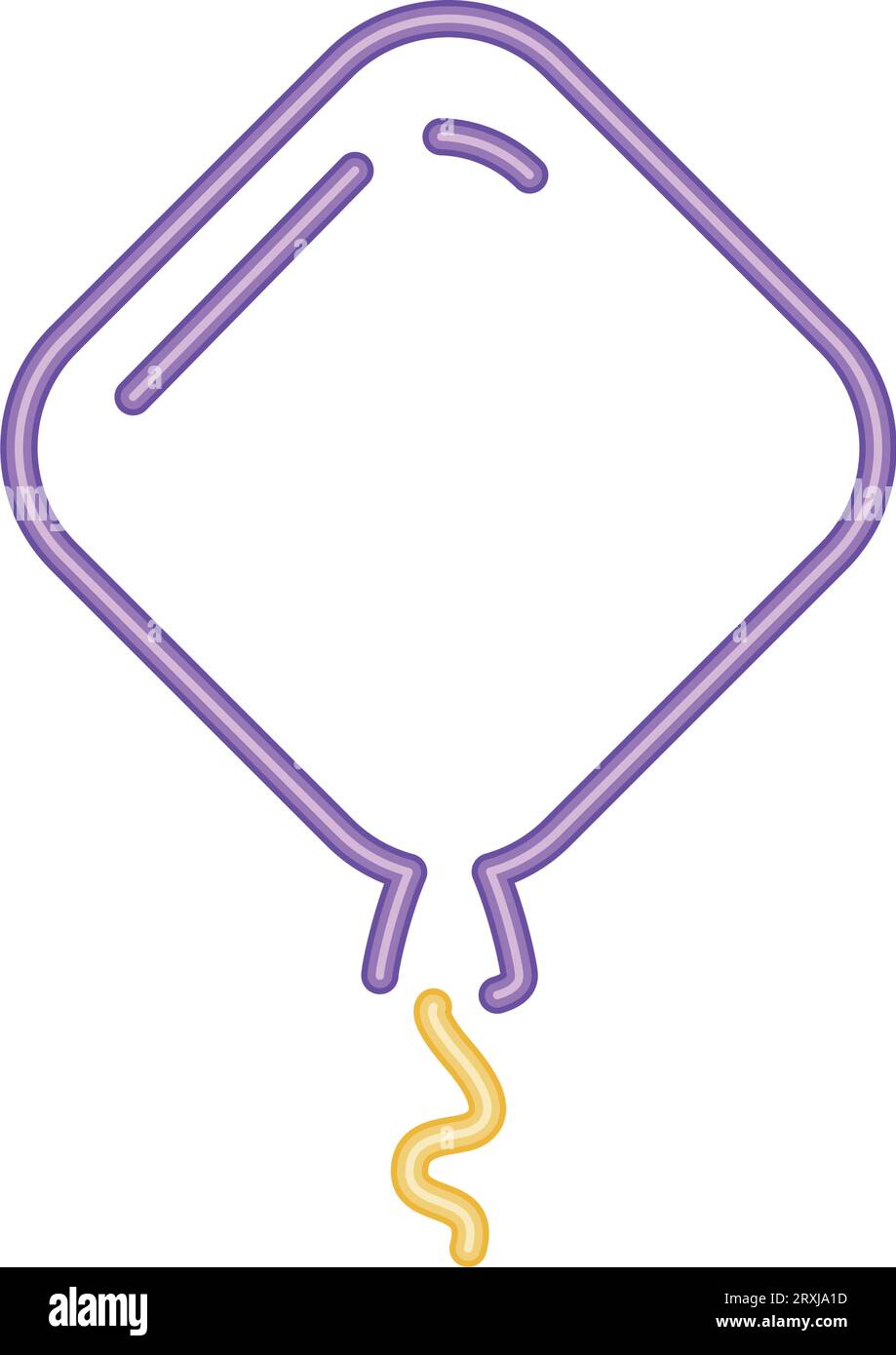 Helium neon balloon illuminated Stock Vector Images - Alamy