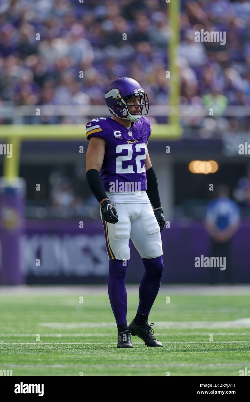 Minnesota Vikings safety Harrison Smith (22) in action against the Los ...