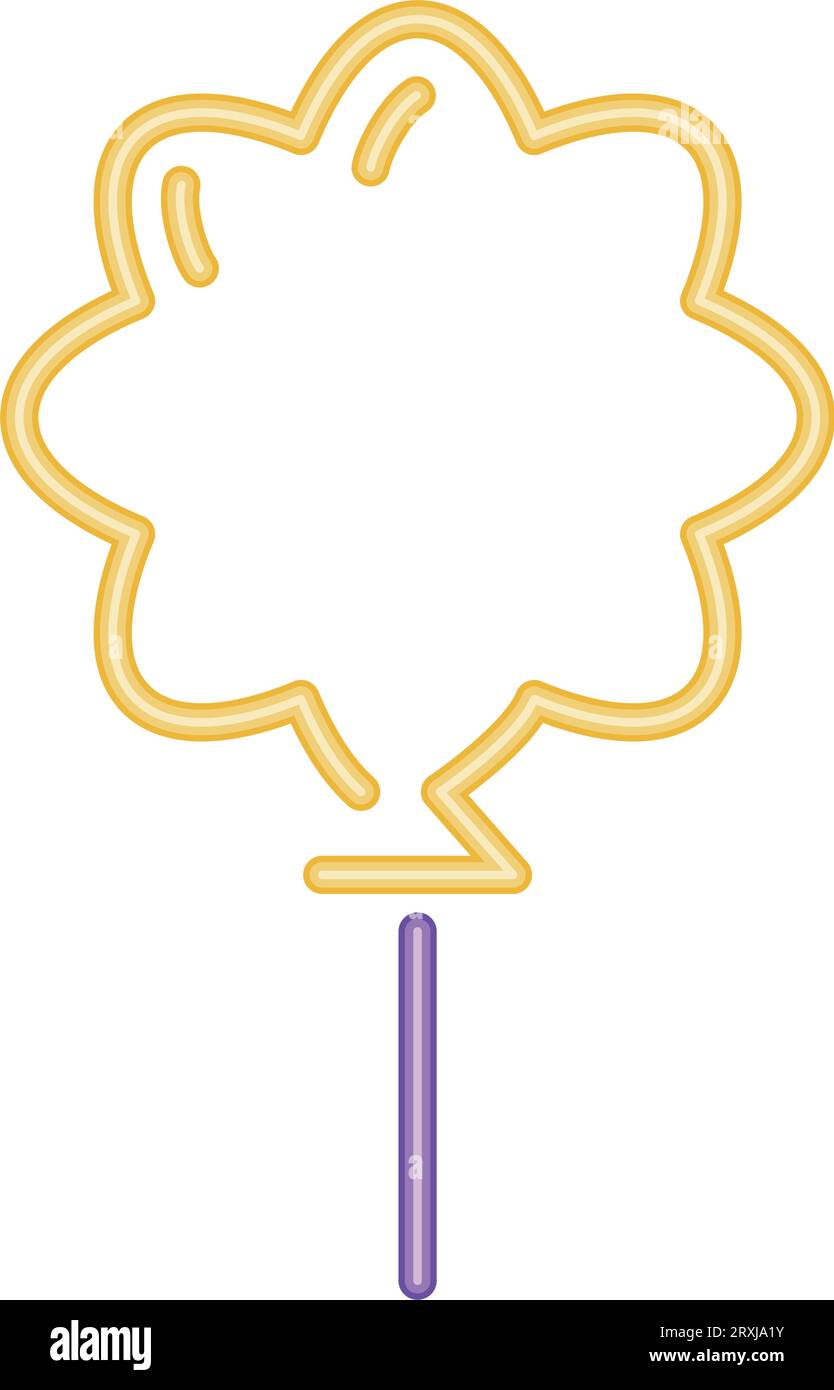 Helium neon balloon illuminated Stock Vector Images - Alamy