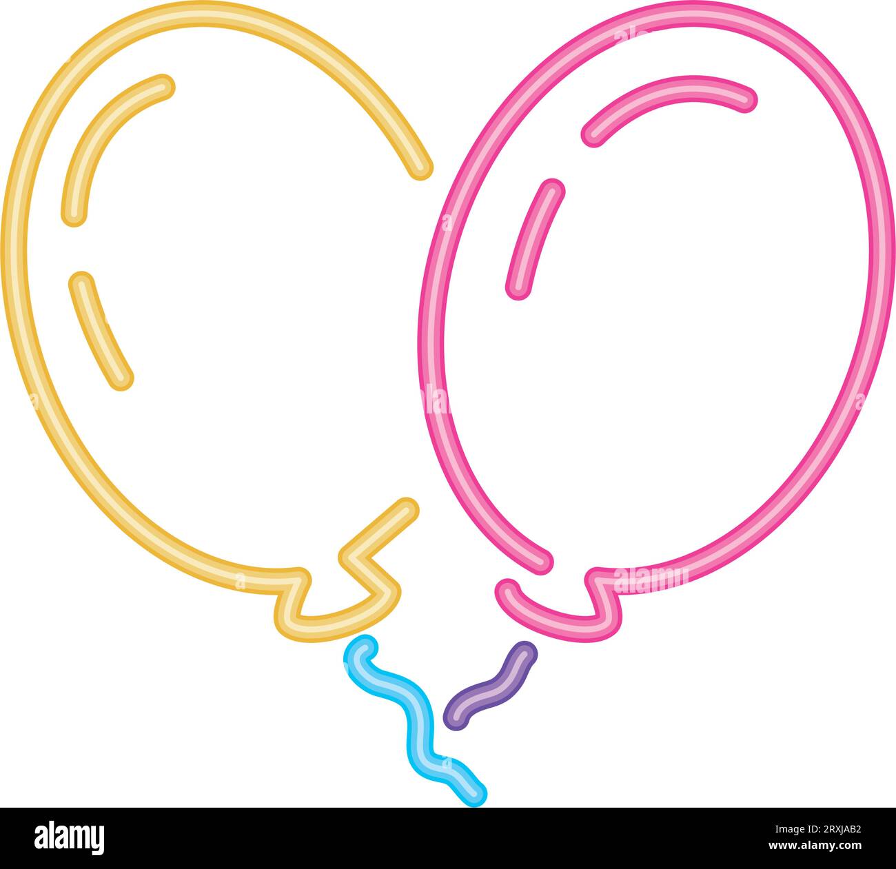 helium neon event balloons icon Stock Vector Image & Art - Alamy