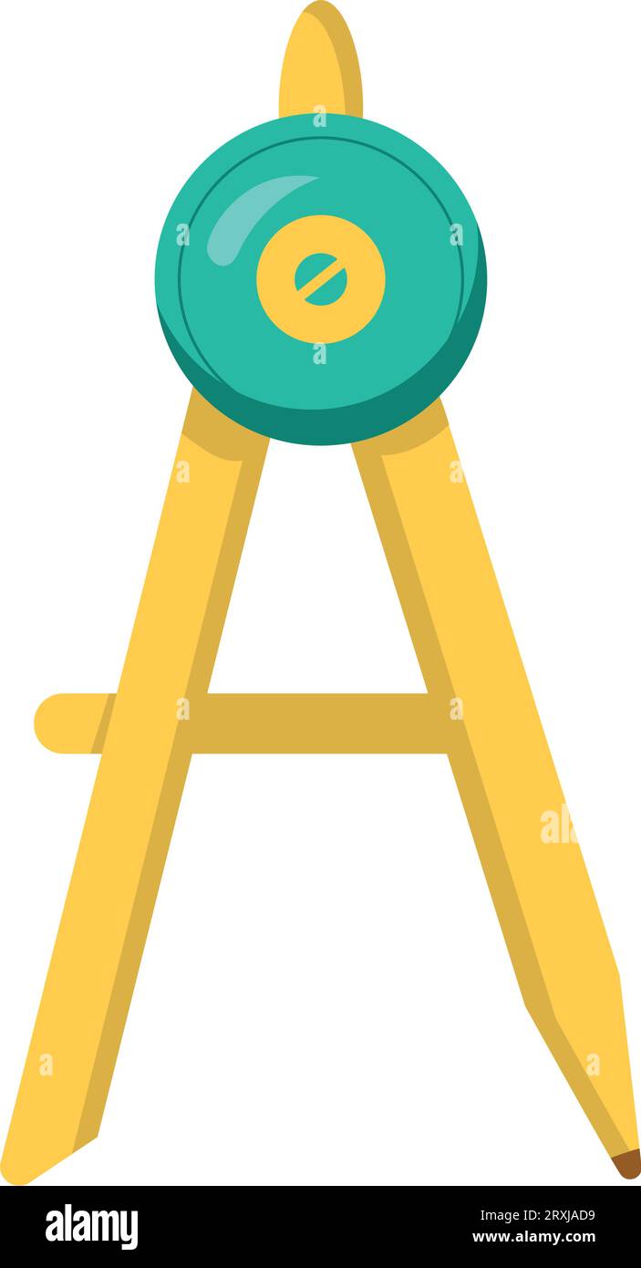 back to school supply compass Stock Vector Image & Art - Alamy
