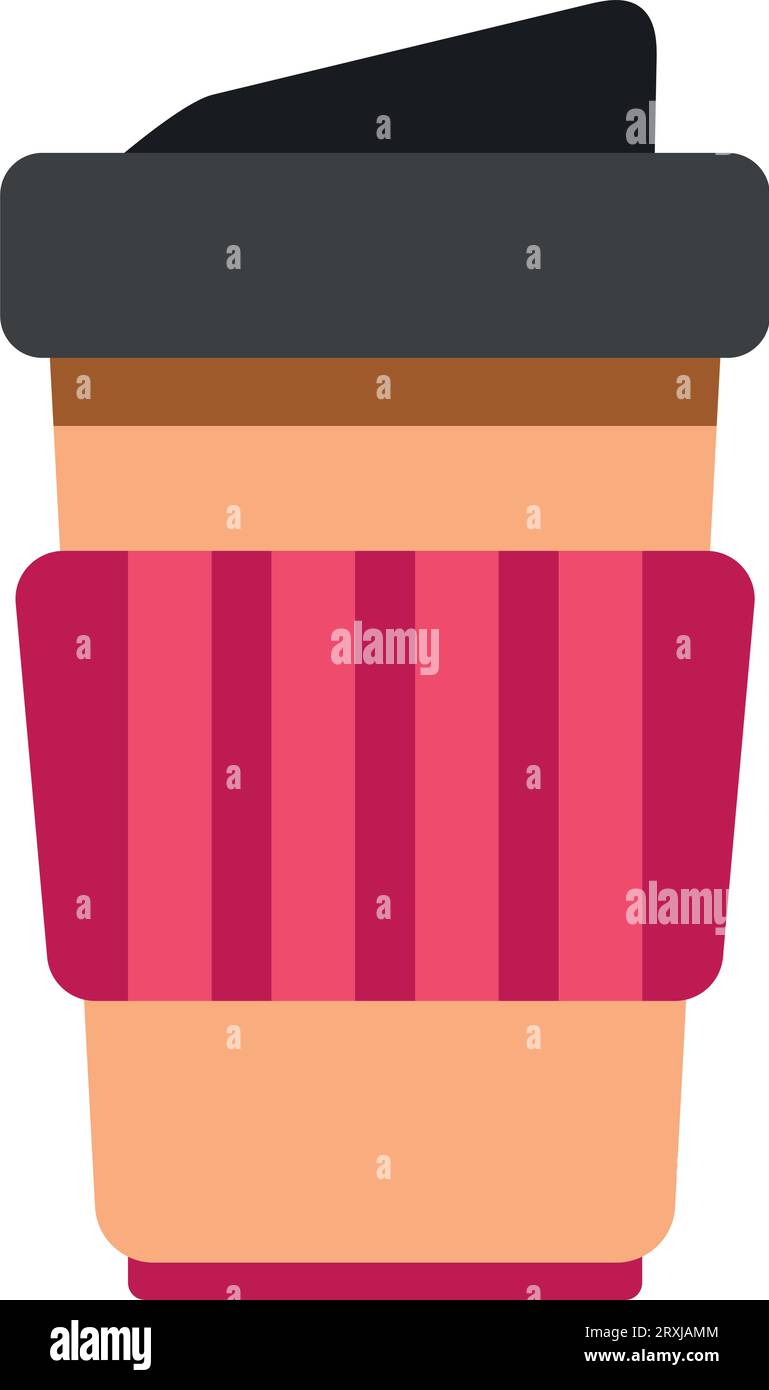 reusable coffee cup beverage Stock Vector Image & Art - Alamy