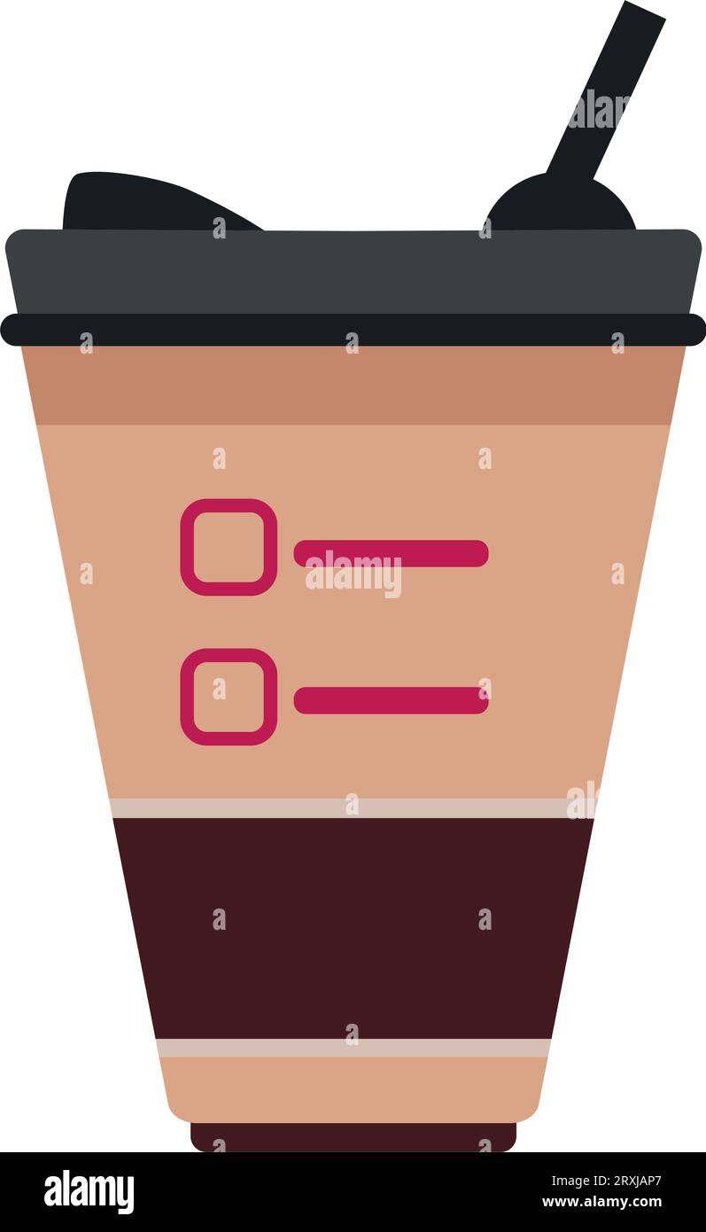 reusable coffee cup portable Stock Vector Image & Art - Alamy