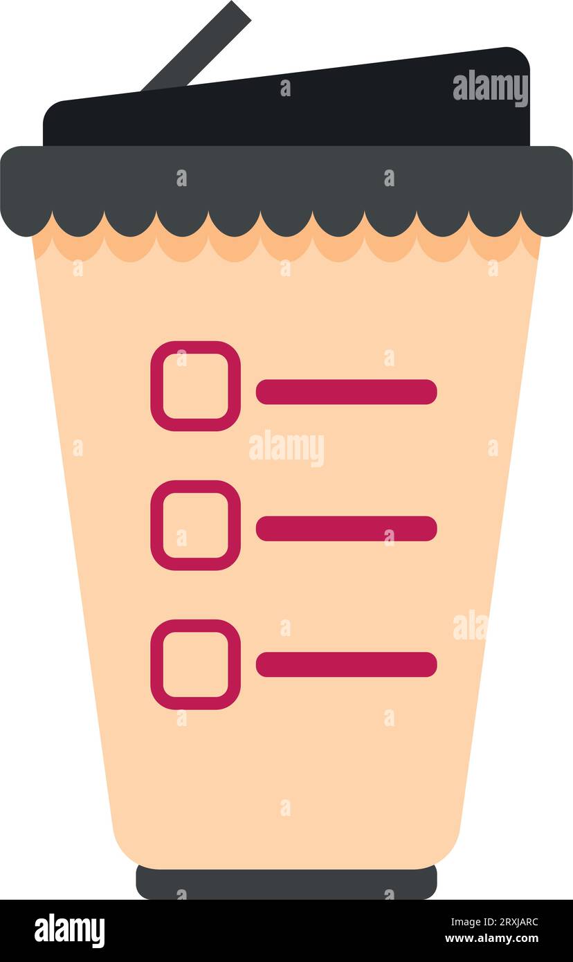 reusable coffee cup isolated design Stock Vector Image & Art - Alamy