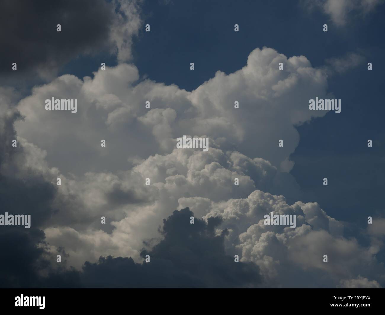 Cumulonimbus cloud formations on tropical sky , Nimbus moving ...