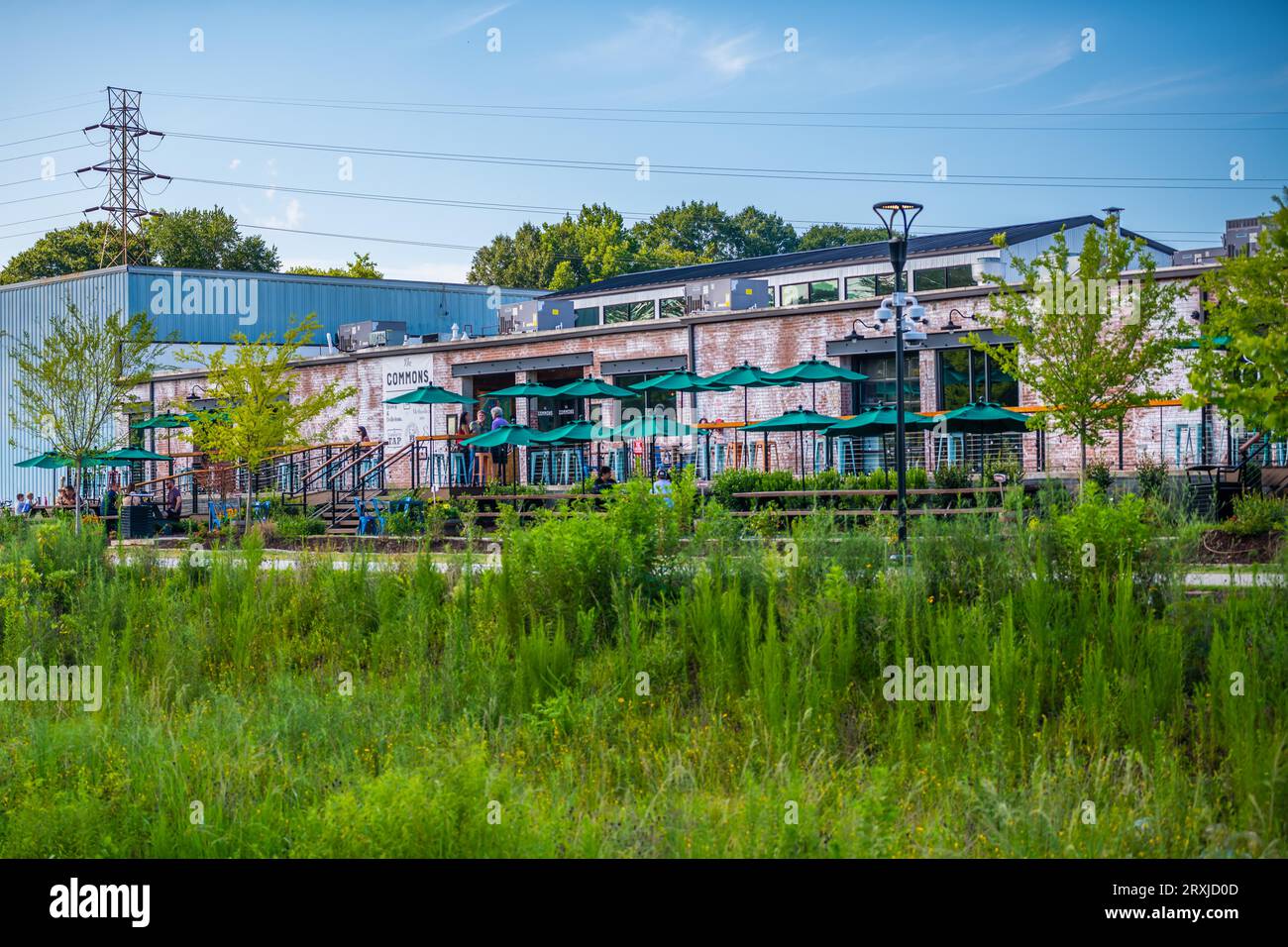 Greenville, SC, USA - July 22, 2022: The Commons Stock Photo - Alamy