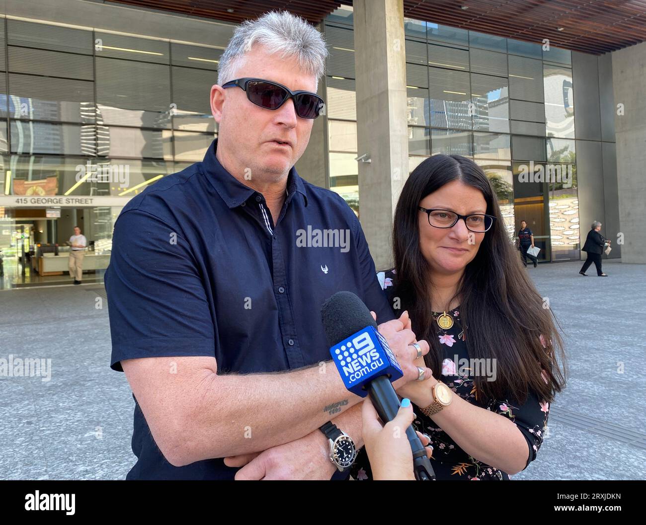 Brisbane, Australia. 26th Sep, 2023. Cara Trinder, mother of Michael ...