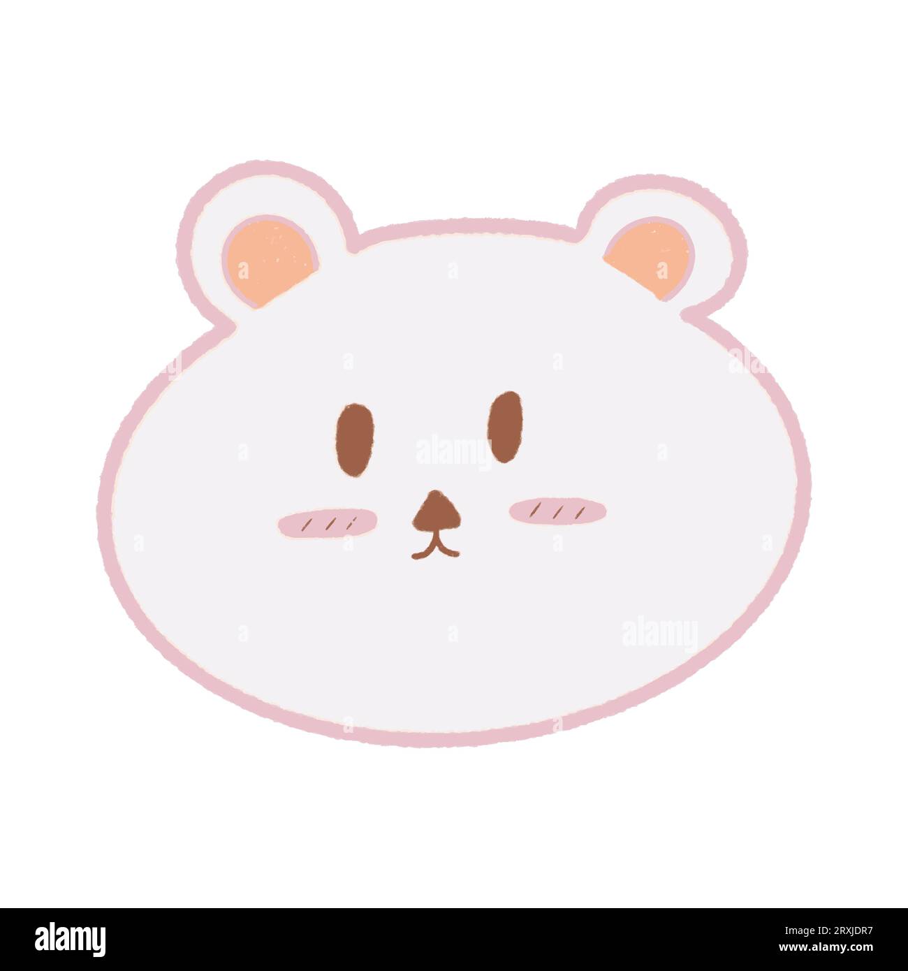 Cute bear face hi-res stock photography and images - Alamy