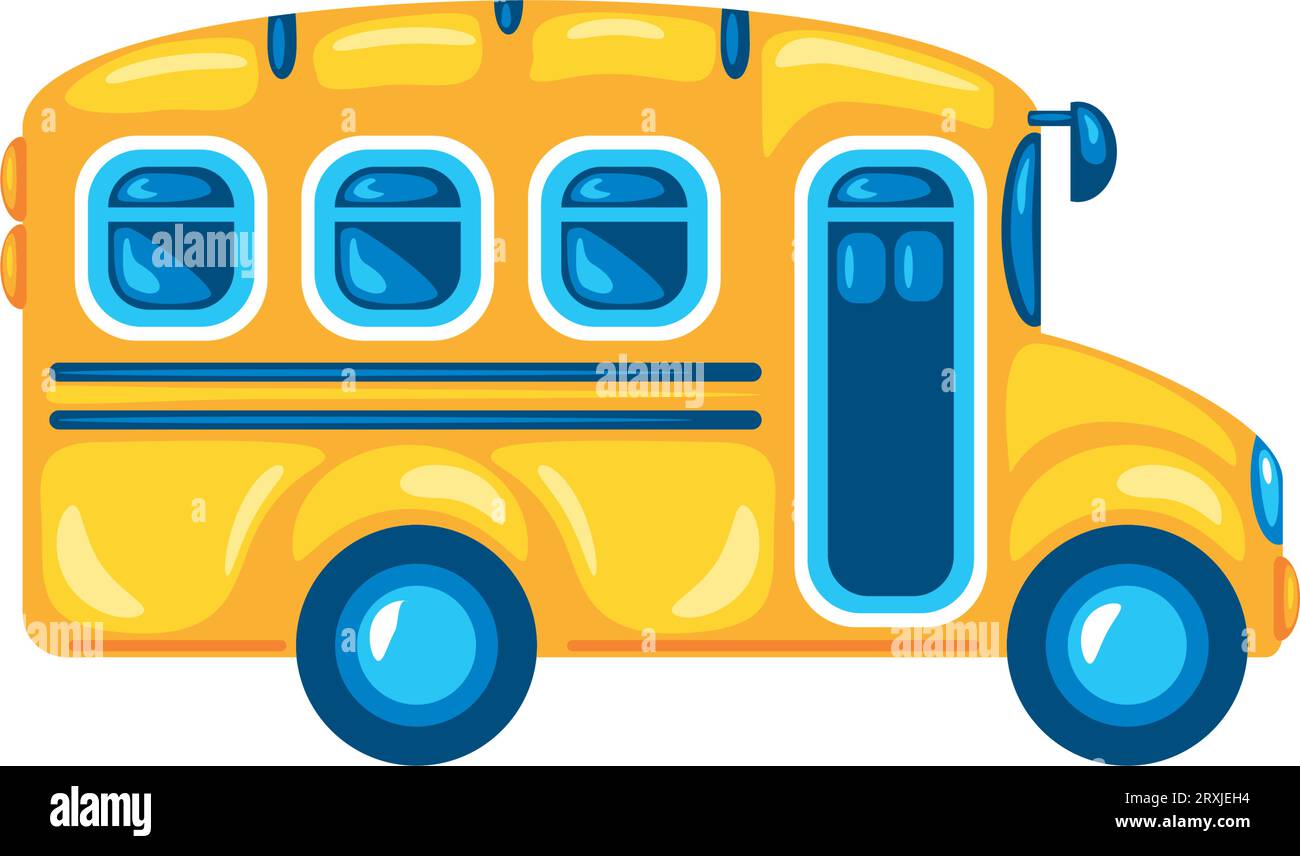 students bus school cartoon Stock Vector Image & Art - Alamy