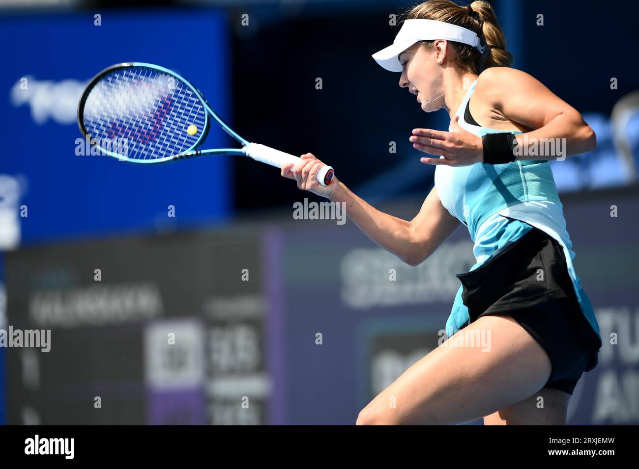 Tokyo, Japan. 26 September, 2023. Ariake Coliseum during TORAY Pan Pacific Open Tennis ...