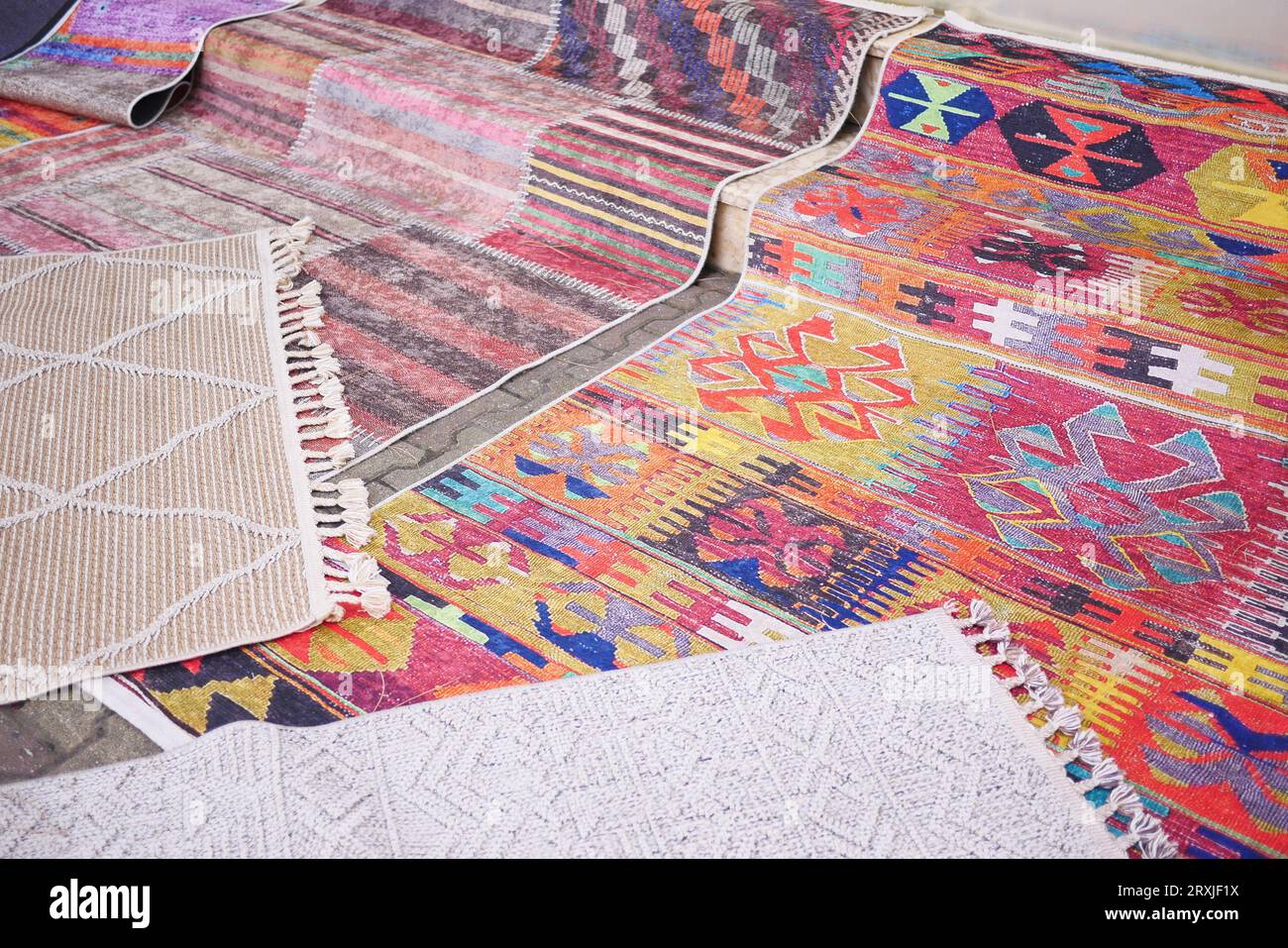 collection of Seamless carpet in a box Stock Photo - Alamy